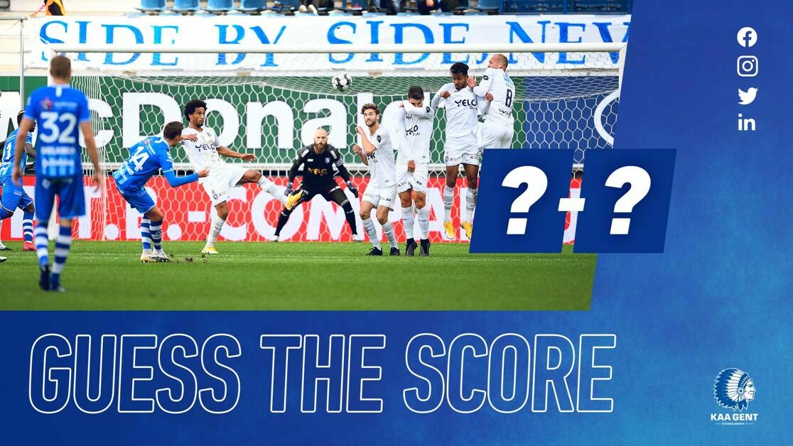 Guess the Score | KAA Gent Website