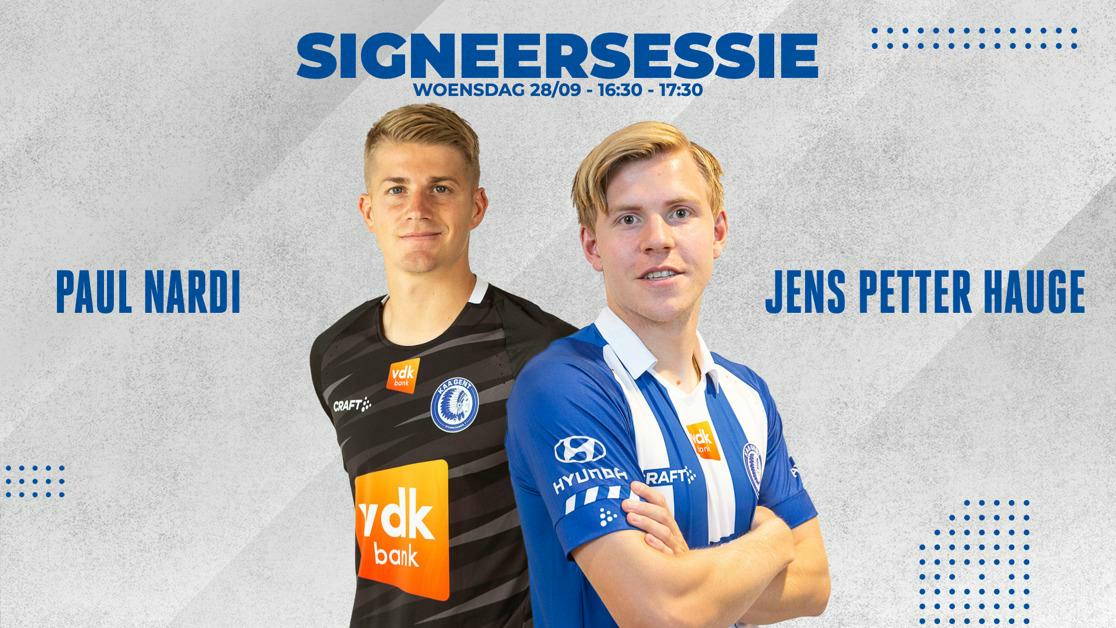 Signeersessie met Paul en Jens Petter | KAA Gent Website