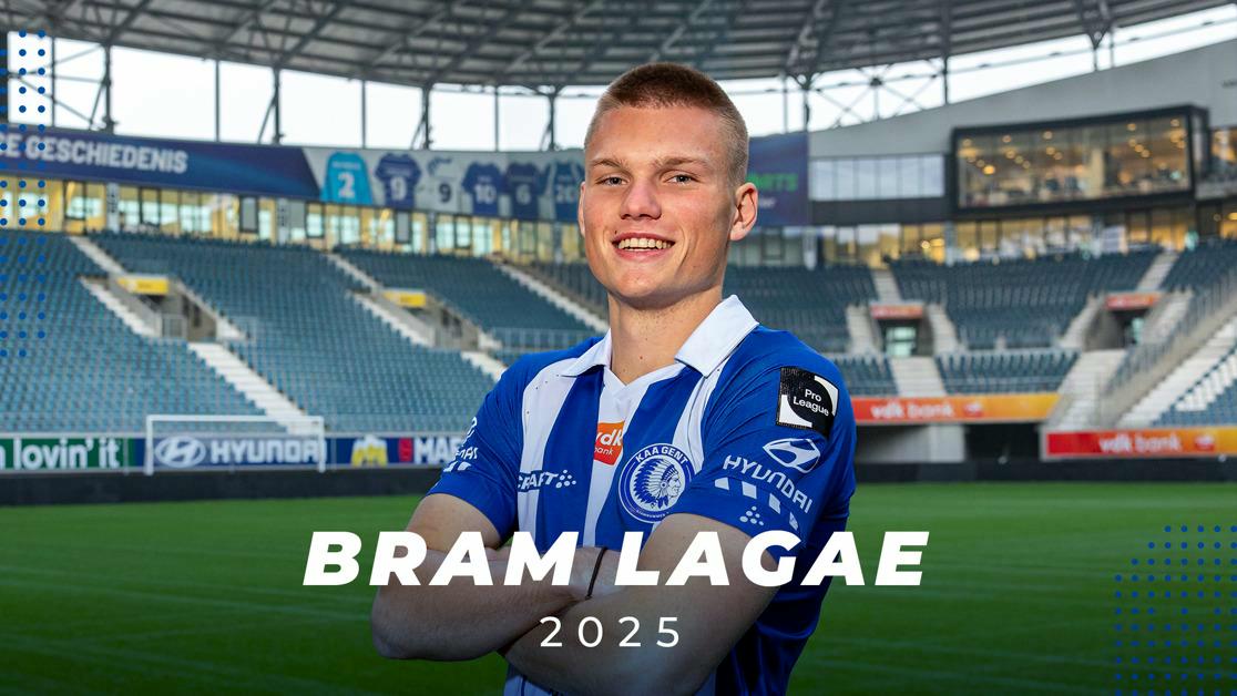 Bram Lagae tekent bij tot 2025 | KAA Gent Website