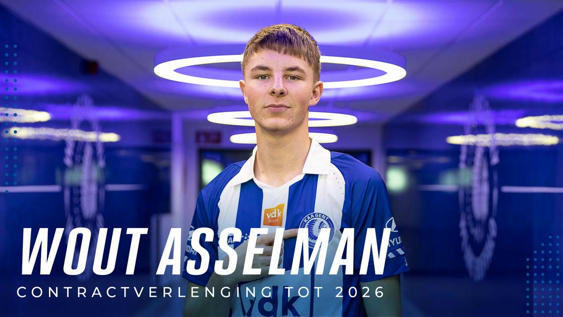 Ook Wout Asselman verlengt zijn contract! | KAA Gent Website