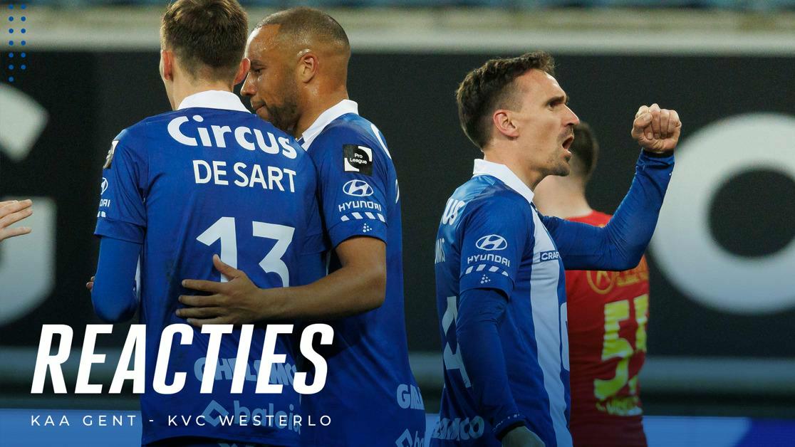 “Ik wil twee groepen bedanken: mijn spelers en de supporters" | KAA Gent Website