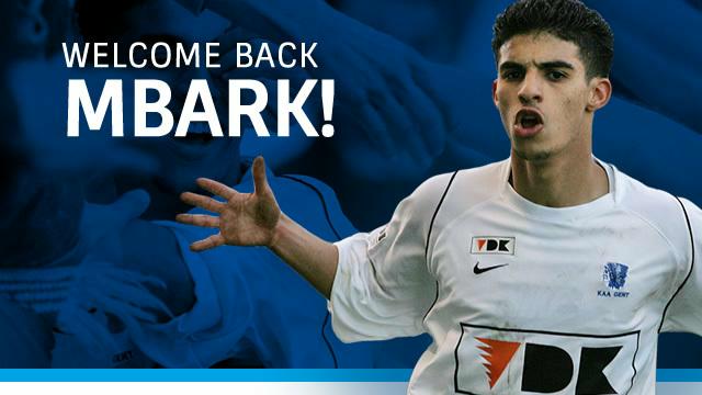 Welcome back Mbark! | KAA Gent Website
