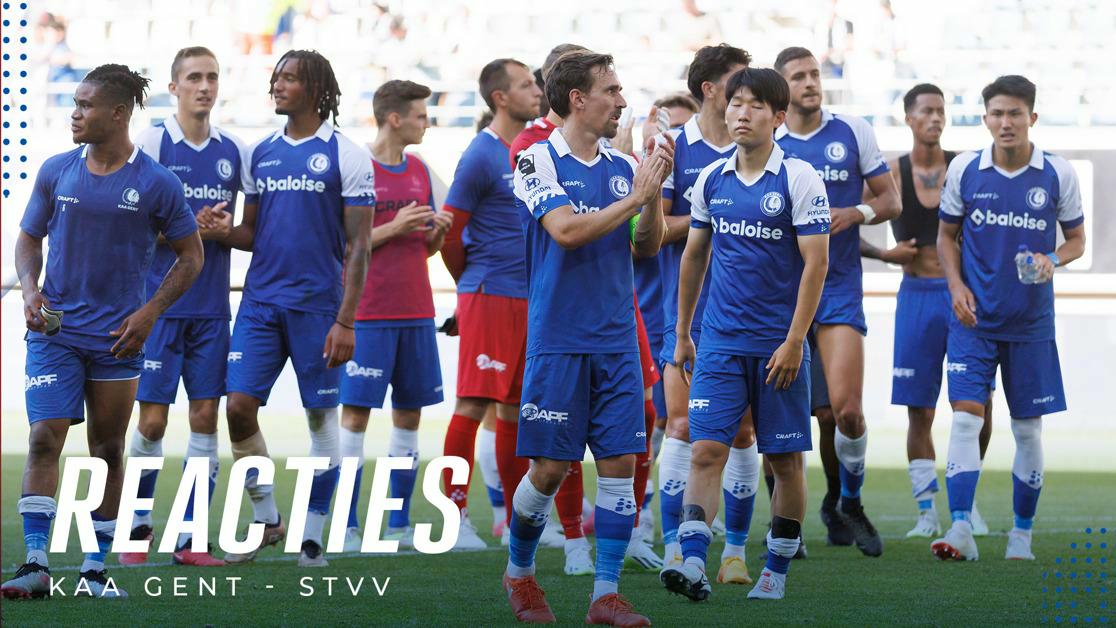 💬 Reacties na KAA Gent - STVV | KAA Gent Website