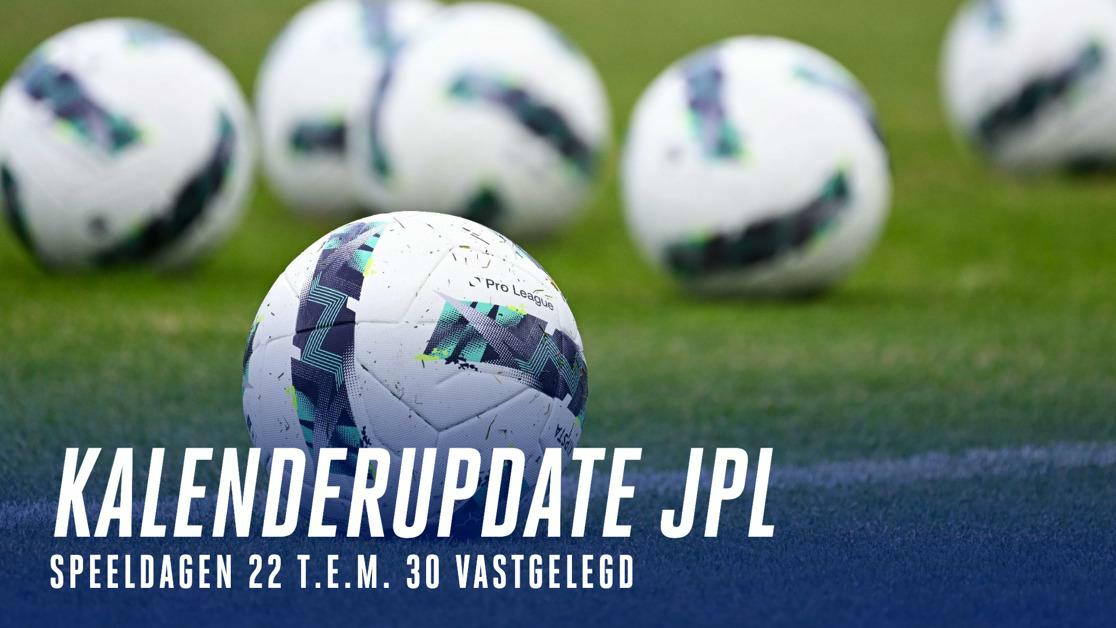 UPDATE JPL Kalender: speeldagen 22 t.e.m. 30 | KAA Gent Website