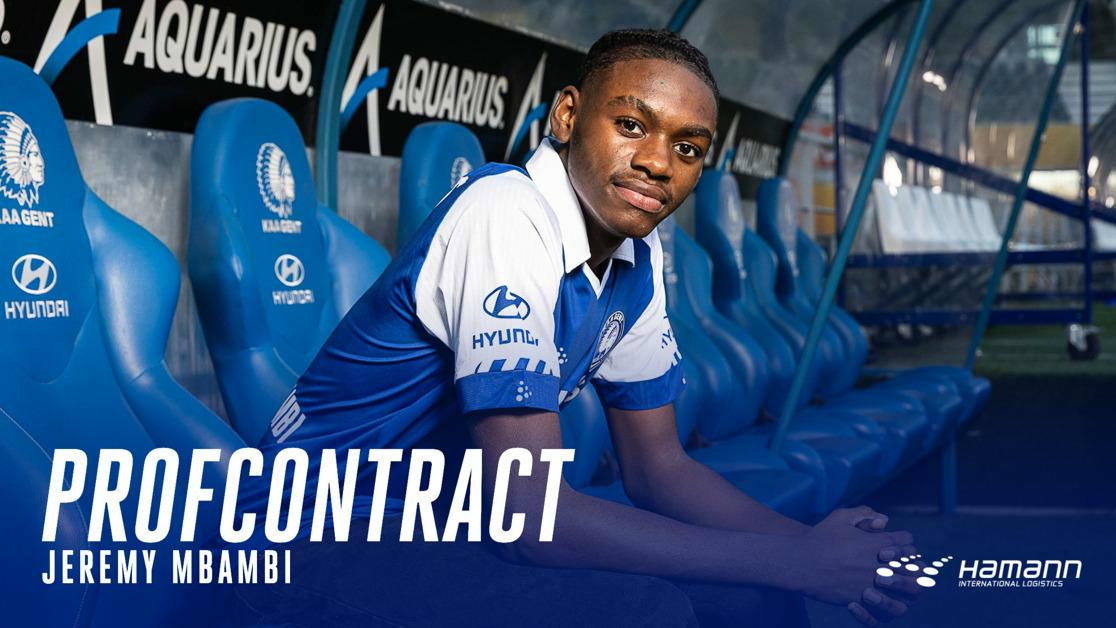 Eerste profcontract voor Jeremy Mbambi | KAA Gent Website