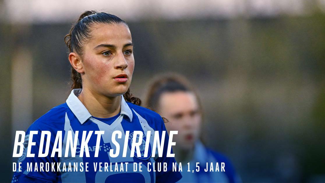 Sirine Bouharat maakt overstap naar KV Mechelen | KAA Gent Website